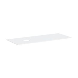 Hansgrohe Xevolos E Konsole 54333700 1370x550mm, Ausschnitt links, mattwei&szlig;