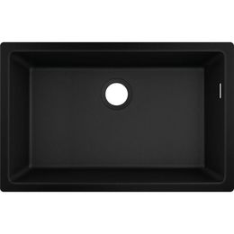 Hansgrohe Unterbausp&uuml;le 43432170 710 x 450 mm, 1 Hauptbecken, graphitschwarz