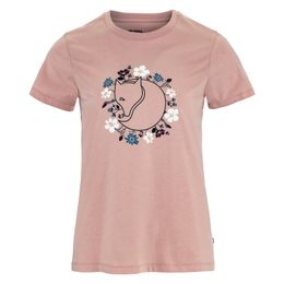 Fj&auml;llr&auml;ven Fj&auml;llr&auml;ven Damen T-Shirt Fj&auml;llblomster Fox Chalk Rose (Gr&ouml;&szlig;e: L)
