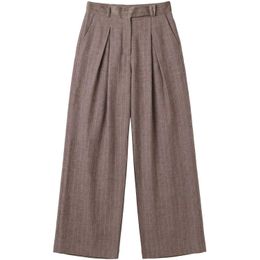 FELICITAS Weite Nadelstreifenhose Henrike Taupe (Gr&ouml;&szlig;e: XXL)