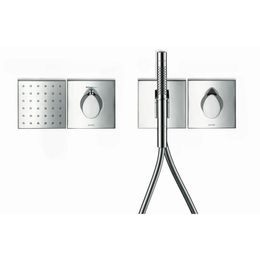 Hansgrohe Axor Starck Organic Portereinheit 12626000 chrom Wannen Set, mit Schlauchanschluss und Handbrause