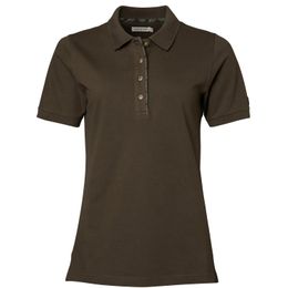 Chevalier Damen Poloshirt Gwyn Leather Brown (Gr&ouml;&szlig;e: 40)