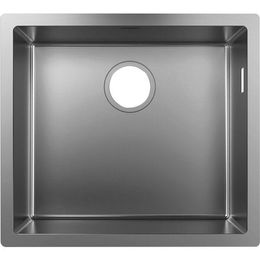 Hansgrohe S719-U500 Unterbausp&uuml;le 43427800 Edelstahl, 1 Hauptbecken