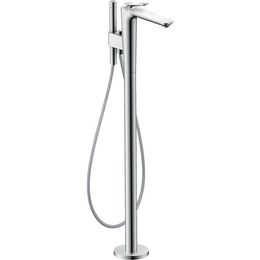 Hansgrohe Axor Citterio C Wannenarmatur 49441000 cubic cut, chrom, bodenstehend, Ausladung 194mm