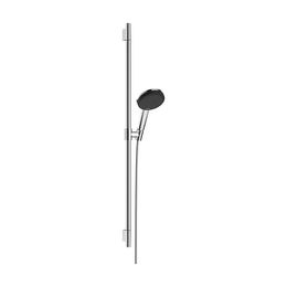 Hansgrohe Raindance Alive Select S Duschset 24603000 3 Strahlarten wassersparend mit Duschstange Unica S Puro 90 cm, chrom
