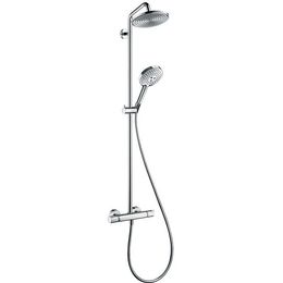 Hansgrohe Raindance Select 240 Showerpipe 27117000 mit Brausearm 450 mm, chrom, f&uuml;r Badewanne
