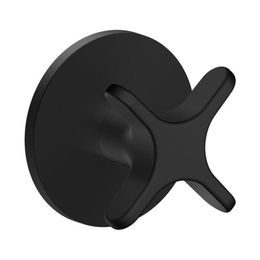 Hansgrohe AXOR One Absperrventil 48771670 Unterputz, schwarz matt, mit Kreuzgriff