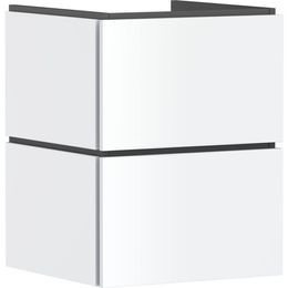 Hansgrohe Xilesa E Waschtischunterschrank 54291700 480x470mm, 2 Schubk&auml;sten PushOpen, mattwei&szlig;