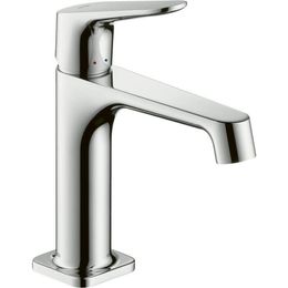 Hansgrohe Axor Citterio M 100 Waschtischarmatur 34017000 Ausladung 128mm, unverschlie&szlig;bare Ablaufgarnitur, chrom