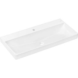 Hansgrohe Xelu Q Waschtisch 60321450 1000x480mm, mit Hahnloch, ohne &Uuml;berlauf, wei&szlig;