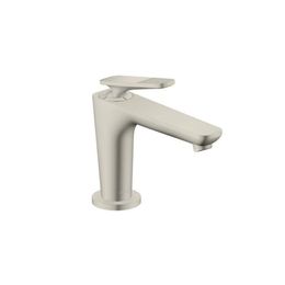Hansgrohe Axor Citterio C CoolStart Waschtischarmatur 49021800 mit Ablaufgarnitur, Cubic cut, Edelstahl Optik