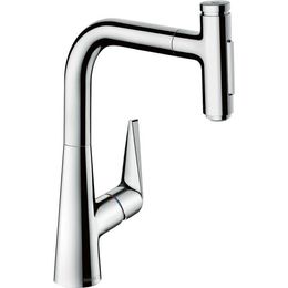 Hansgrohe Talis K&uuml;chenarmatur 73868000 chrom, mit sBox, Schwenkbereich 110/150&deg;