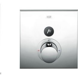 Hansgrohe Axor ShowerSelect Square Thermostat 36714000,Unterputz Thermostat, 1 Verbraucher, chro