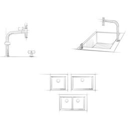 Hansgrohe S719-U660 Unterbausp&uuml;le 43428800 Edelstahl, 1 Hauptbecken