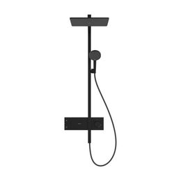 Hansgrohe Raindance Alive Q Duschsystem 24580670 1 Strahlart mit ShowerSelect Comfort, 12 l/min, schwarz matt