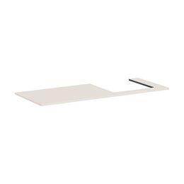 Hansgrohe Xilesa E Konsole 54273780 1375x550mm, Ausschnitt rechts, sandbeige matt