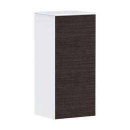 Hansgrohe Xevolos E Halbhochschrank 54212730 400x360x890mm, links, mattwei&szlig;, Eiche dunkel