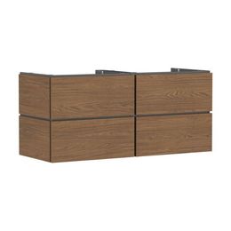Hansgrohe Xilesa E Waschtischunterschrank 54305550 1375x550mm, 4 Schubk&auml;sten, ohne PushOpen, Eiche Kaschmir