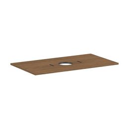 Hansgrohe Xilesa E Konsole 54276550 Ausschnitt mittig, ohne Hahnloch, 980 x 550 mm, Eiche Kaschmir