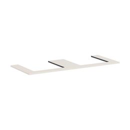 Hansgrohe Xilesa E Konsole 54274780 1375x550mm, 2 Ausschnitte, sandbeige matt