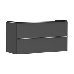 Hansgrohe Xelu Q Waschtischunterschrank 54036000 1180x605x475mm, 2 Schubladen, diamantgrau matt, chrom