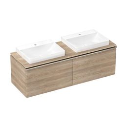 Hansgrohe Xelu Q Konsole 54112230 1560 x 550 mm, 2 Ausschnitte 600 x 480 mm, Eiche Natur