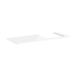 Hansgrohe Xelu Q Konsole 54098050 1360 x 550 mm, Ausschnitt rechts, 540 x 480 mm, wei&szlig; hochglanz