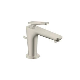 Hansgrohe Axor Citterio C CoolStart Waschtischarmatur 49011800 mit Zugstangen-Ablaufgarnitur, Cubic cut, Edelstahl Optik
