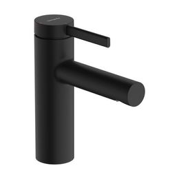 Hansgrohe Zesis S 100 Waschtischarmatur 74720670 CoolStart, EcoSmart+, mit Zugstangen-Ablaufgarnitur, Ausladung 115mm, schwarz matt