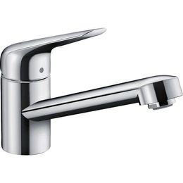 Hansgrohe Focus M42 K&uuml;chenarmatur 100 1jet 71809000 schwenkbarer Auslauf 360&deg;, chrom