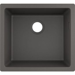 Hansgrohe Unterbausp&uuml;le 43431290 500 x 450 mm, 1 Hauptbecken, steingrau