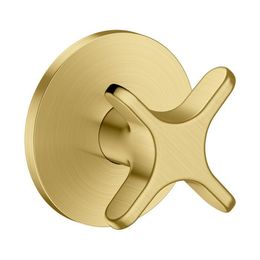 Hansgrohe AXOR One Absperrventil 48771950 Unterputz, brushed brass, mit Kreuzgriff