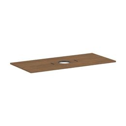 Hansgrohe Xilesa E Konsole 54277550 Ausschnitt mittig, ohne Hahnloch, 1180 x 550 mm, Eiche Kaschmir
