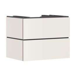Hansgrohe Xilesa E Waschtischunterschrank 54300780 2 Schubk&auml;sten mit PushOpen, 780 x 550 mm, sandbeige matt