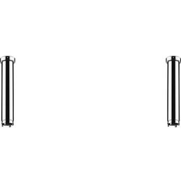 Hansgrohe AXOR ShowerSolutions Verl&auml;ngerung Set 13603800 230 mm f&uuml;r Deckenbefestigung ShowerHeaven 1200/300 4jet, Edelstahl Optic