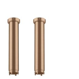 Hansgrohe AXOR ShowerSolutions Verl&auml;ngerung Set 13603310 230 mm f&uuml;r Deckenbefestigung ShowerHeaven 1200/300 4jet, Brushed Red Gold