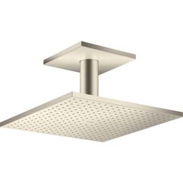 Hansgrohe Axor Kopfbrause 35316820 mit Deckenanschluss, brushed nickel