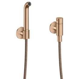 Hansgrohe AXOR One Gie&szlig;rohrset 48655310 mit R&uuml;ckflussverhinderer, brushed red gold