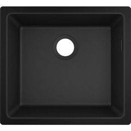 Hansgrohe Unterbausp&uuml;le 43431170 500 x 450 mm, 1 Hauptbecken, graphitschwarz