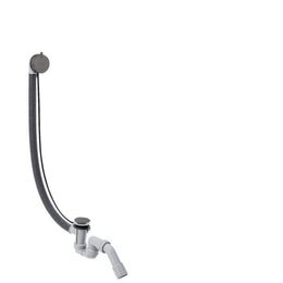 Hansgrohe Flexaplus Komplettset 58318340 Ab- und &Uuml;berlaufgarnitur, brushed black chrome