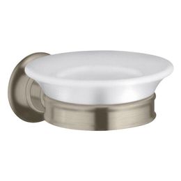 Hansgrohe Seifenschale Axor Montreux 42033820 Keramik, Halter Metall, brushed nickel