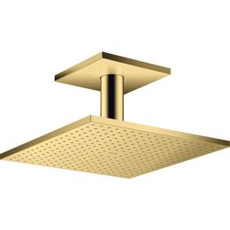 Hansgrohe Axor Kopfbrause 35316990 mit Deckenanschluss, polished gold optic