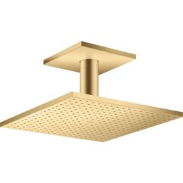 Hansgrohe Axor Kopfbrause 35316250 mit Deckenanschluss, brushed gold optic