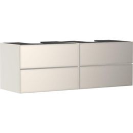 Hansgrohe Xevolos E Waschtischunterschrank 54200790 1570x555x550mm, 4 Schubladen, sandbeige matt, sandbeige metallic
