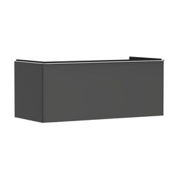 Hansgrohe Xelu Q Waschtischunterschrank 54063000 1180x485x550mm, Schubkasten, diamantgrau matt, chrom
