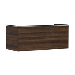 Hansgrohe Xelu Q Waschtischunterschrank 54065000 1180x485x550mm, Schubkasten, Nussbaum dunkel, chrom