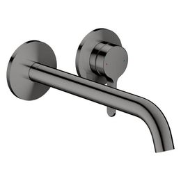 Hansgrohe Axor One Fertigmontageset 48120330 Unterputzarmatur, mit Hebelgriff und Auslauf 220mm, polished black chrome