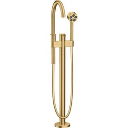 Hansgrohe Axor One Wannenarmatur 48440250 Ausladung 220mm, bodenstehend, brushed gold optic