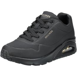 Skechers Uno Sneaker Damen - Gr&ouml;&szlig;e 38 1/2 - schwarz