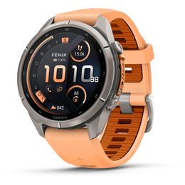 Garmin Fenix 9 Pro 43MM Titan Sportuhr - Gr&ouml;&szlig;e Einheitsgr&ouml;&szlig;e - rosa